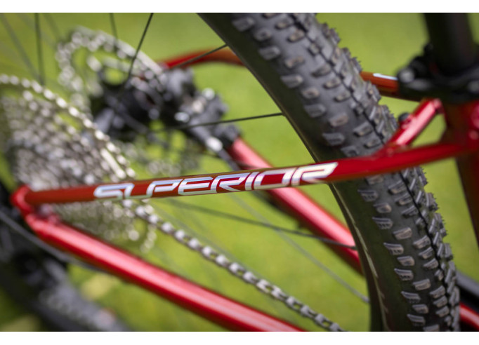 Bicycle Superior Team 27 Gloss Dark Red/Hologram Chrome